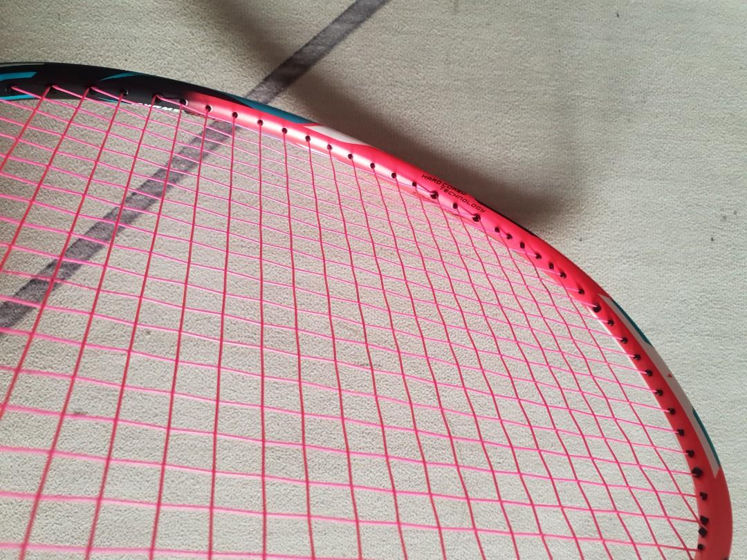 Victor Badminton RACKET Jetspeed pink, Sports Equipment, Sports & Games ...