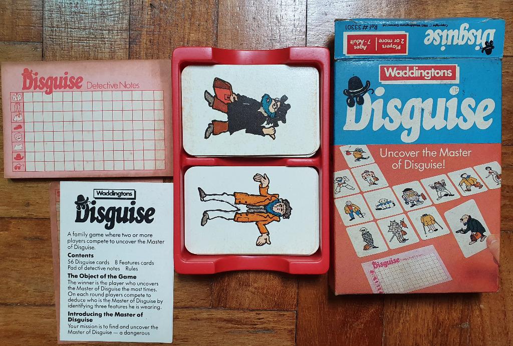 Vintage board and card games:, Boggle, Disguise, My Word, Snake ...