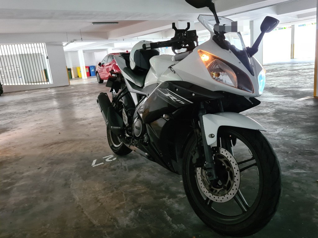 Yamaha R15 v2 for sales COE renewal on June 2023, Motorcycles, Motorcycles for Sale, Class 2B on ...