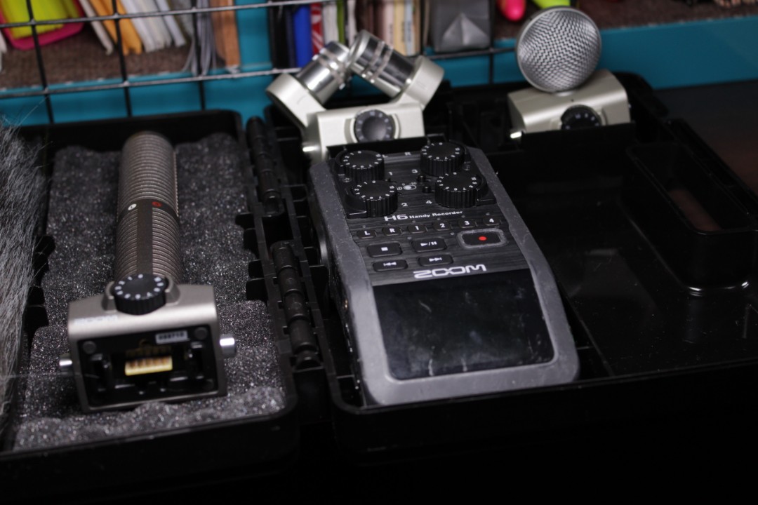 Zoom H6 + Shotgun Capsule (SSH6), Audio, Other Audio Equipment on Carousell