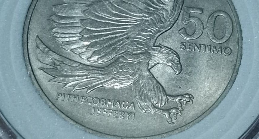 1983 Fifty Centavos (50cents) Misspelled (ERROR) Philippine Coin ...