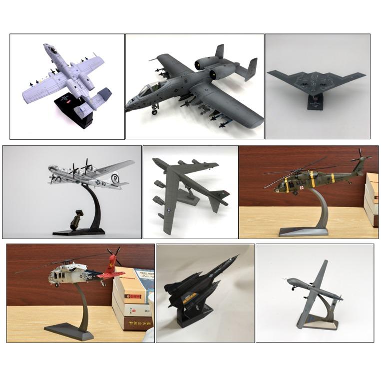 A-10 Aircraft Model (1:100), B-2A Spirit Bomber Model (1:200), B-29 ...