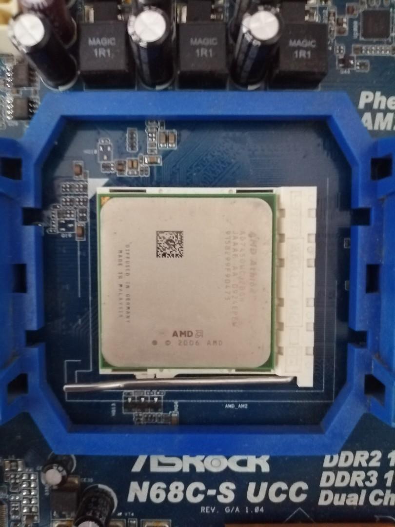 AMD Athlon + ASRock Motherboard, Computers & Tech, Parts & Accessories ...