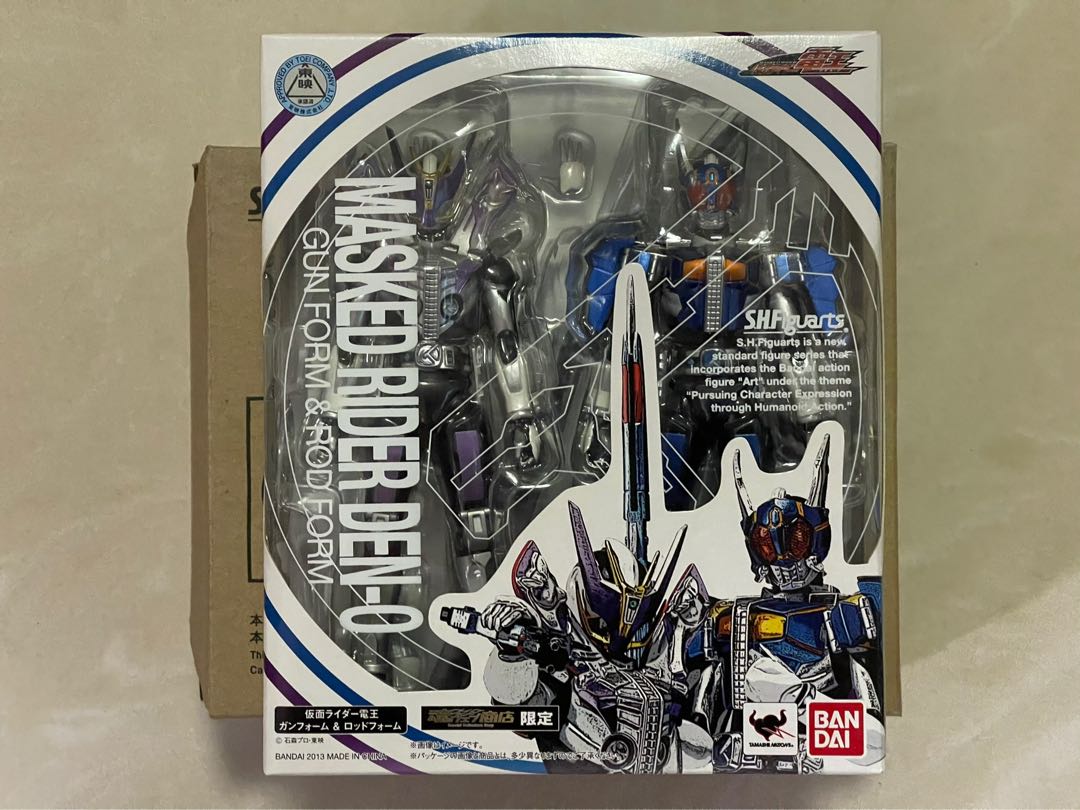 Bandai SHF 幪面超人 Masked Rider Den-O Gun Form & Rod Form 連啡盒, 興趣及遊戲, 玩具 ...
