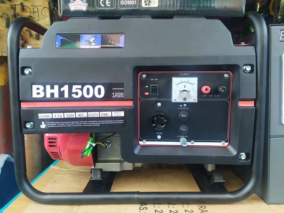 BLACK HAWK - GENERATOR 1500W 4.0HP, Commercial & Industrial ...