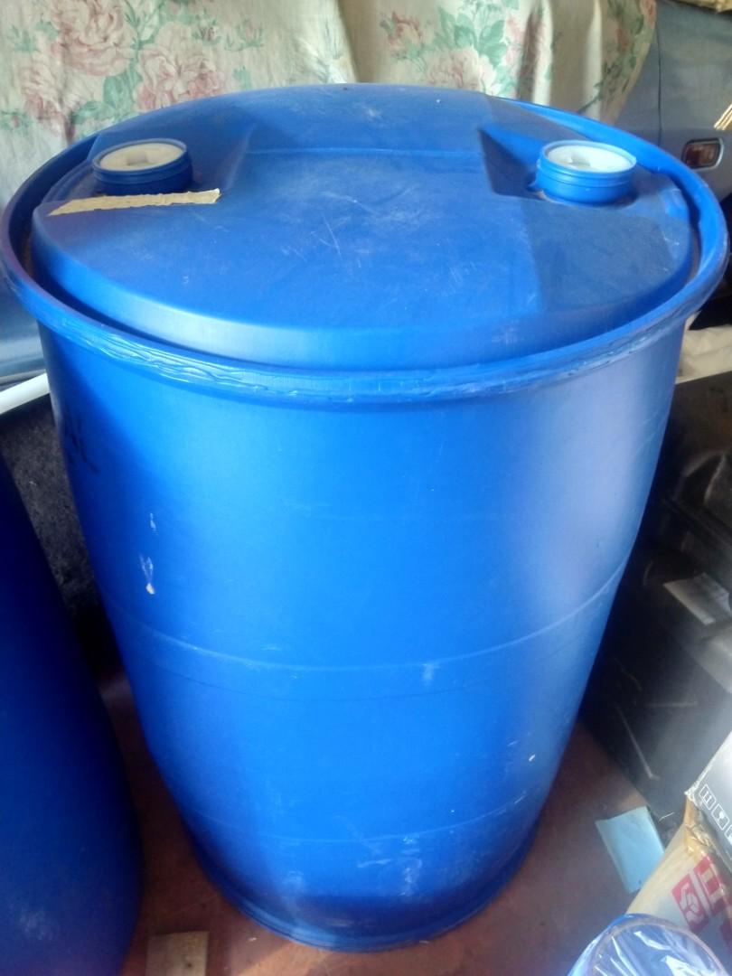 Blue Empty Drum 200L (Closed type), Everything Else, Others on Carousell