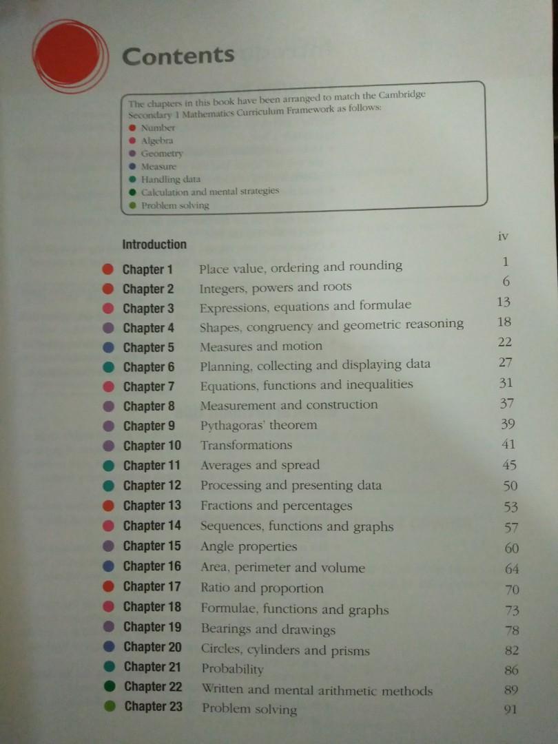 Cambridge Checkpoint Maths Revision Guide (Secondary 1), Hobbies & Toys ...