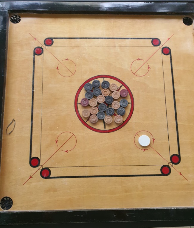 Carrom Board & Pool table (mini), Hobbies & Toys, Toys & Games on Carousell