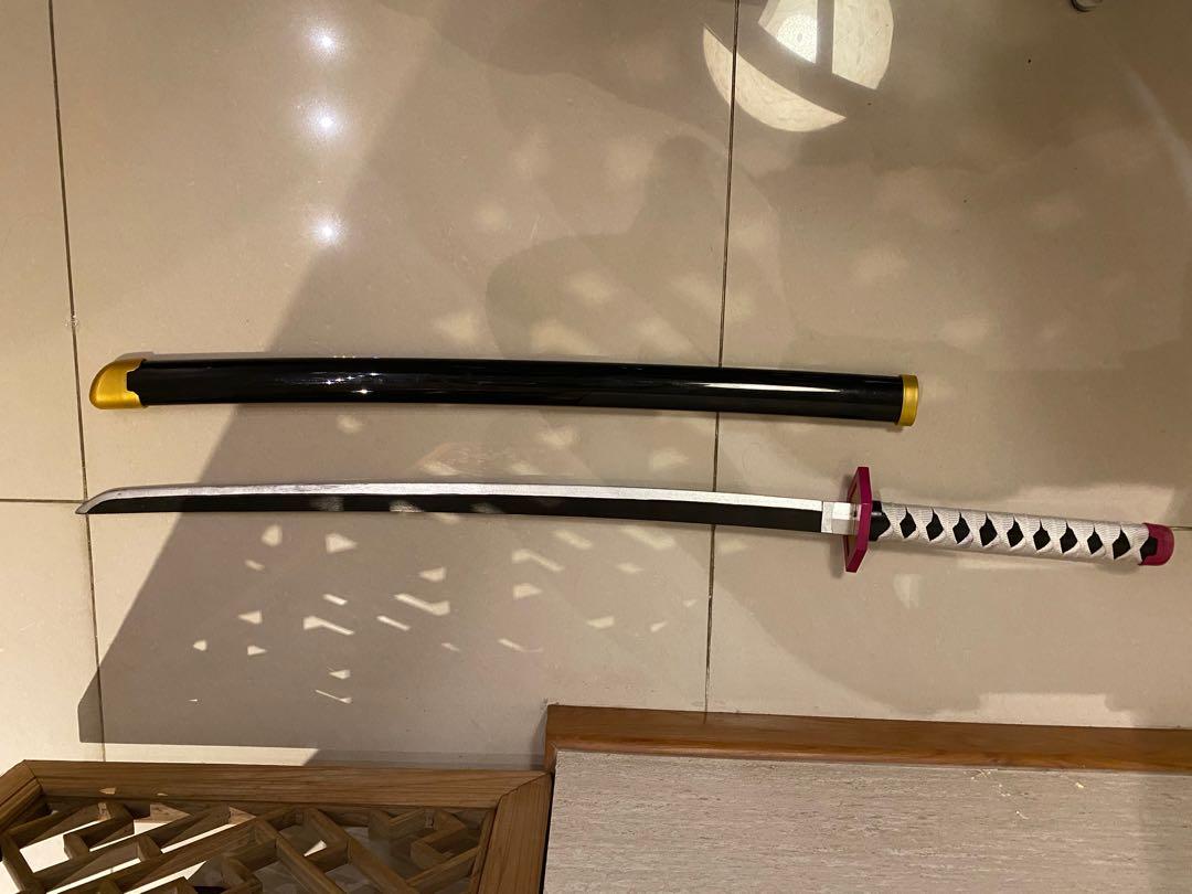 Demon Slayer Cosplay Sword Giyu, Hobbies & Toys, Toys & Games on Carousell