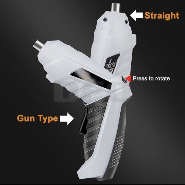 DFO Mini Screwdriver Drill Machine Cordless Rechargeable 3.6V Hand ...
