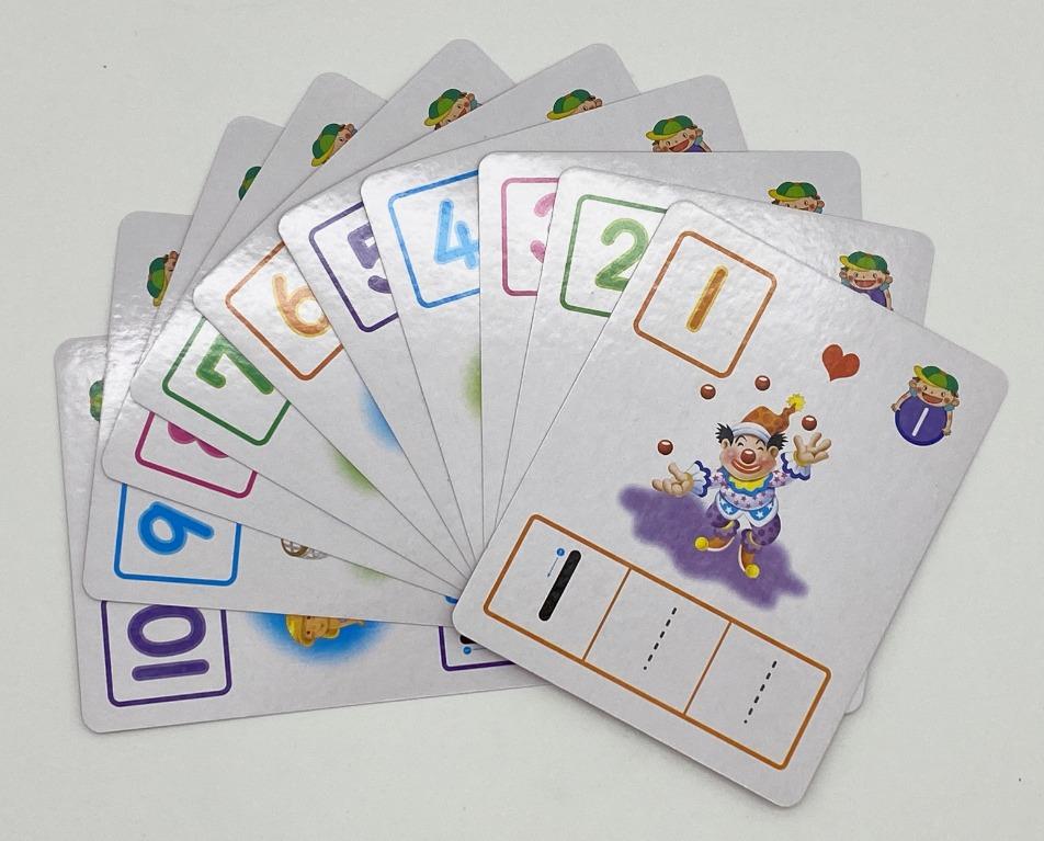 Dry-Erase Number Penmanship Cards for Children Kids Early Mathematics ...