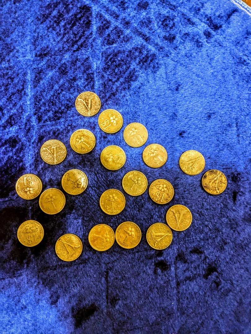 Duit syiling rm1 lama Malaysia (21 keping) -beli semua RM180, Hobbies ...