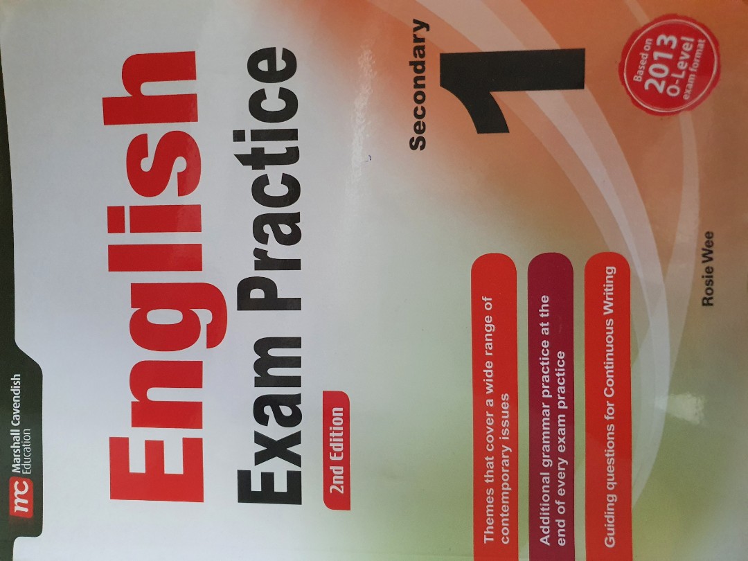 English Exam Practice Paper Sec 1, Hobbies & Toys, Books & Magazines ...