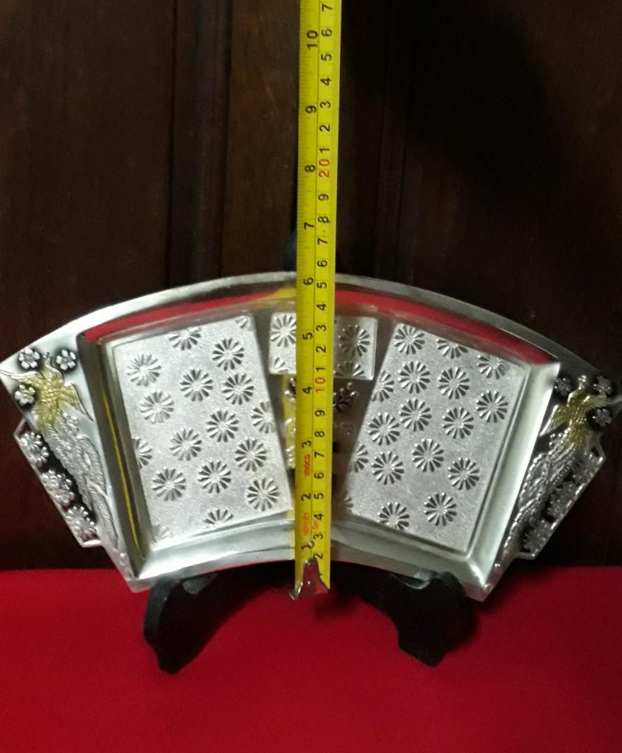 Japanese Chrome Engraved Plate, Furniture & Home Living, Home Decor ...