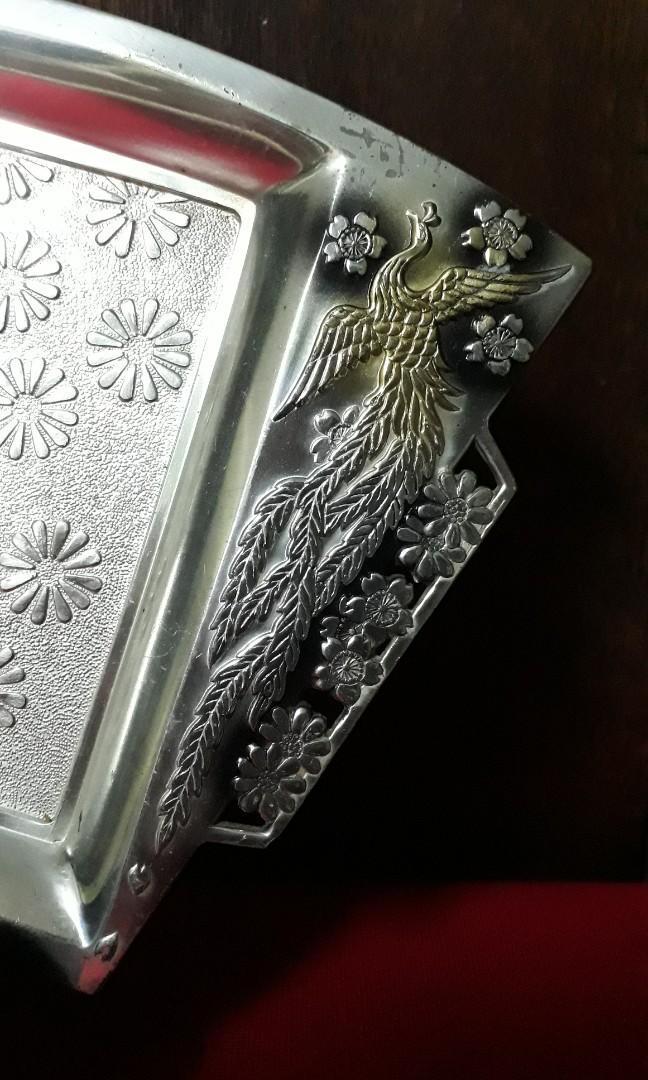 Japanese Chrome Engraved Plate, Furniture & Home Living, Home Decor ...