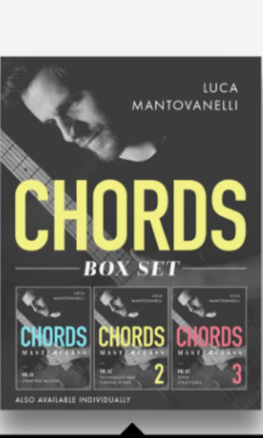 JTC guitar course by LUCA MANTOVANELLI CHORDS MASTERCLASS VOL 1, 2 and 3, Hobbies & Toys, Music ...