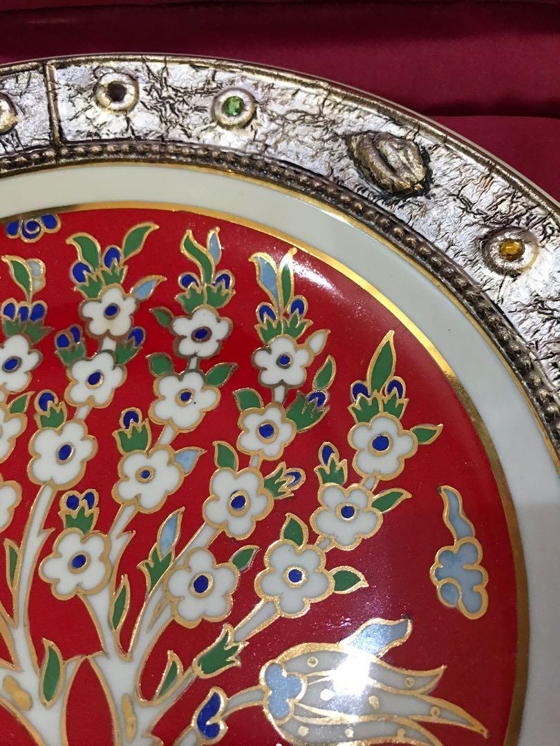 kutahya porselen antique plate from turkey, Hobbies & Toys, Memorabilia ...