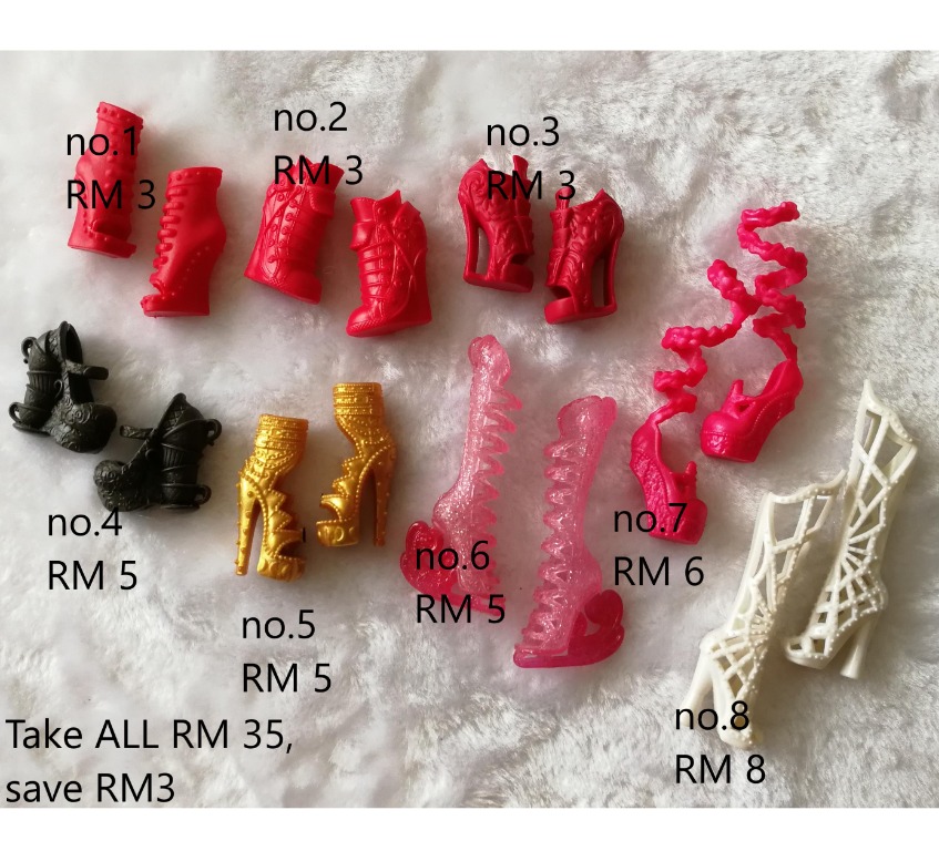 Mattel Monster High Heels and Boots (each sold separately), Hobbies ...