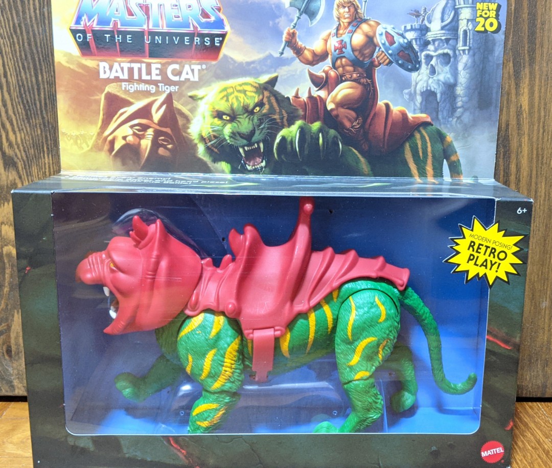 Mattel Retro He Man Battle Cat Fighting Tiger, Hobbies & Toys, Toys ...