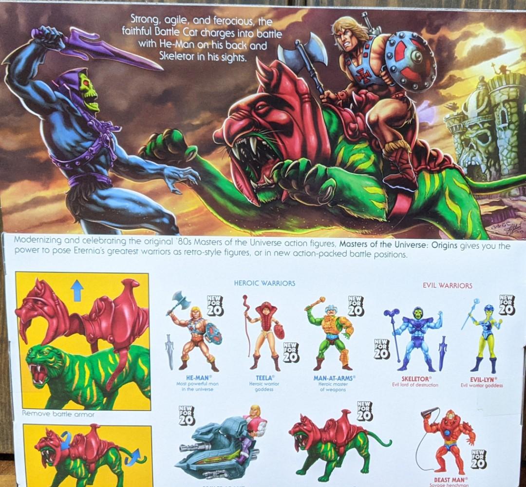 Mattel Retro He Man Battle Cat Fighting Tiger, Hobbies & Toys, Toys ...