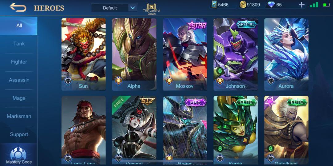 Mobile Legends, Toys & Games, Video Gaming, Others on Carousell