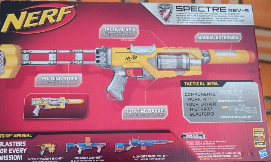 Nerf N-Strike Spectre Rev-5 Dart Rotating Barrel, Hobbies & Toys, Toys ...