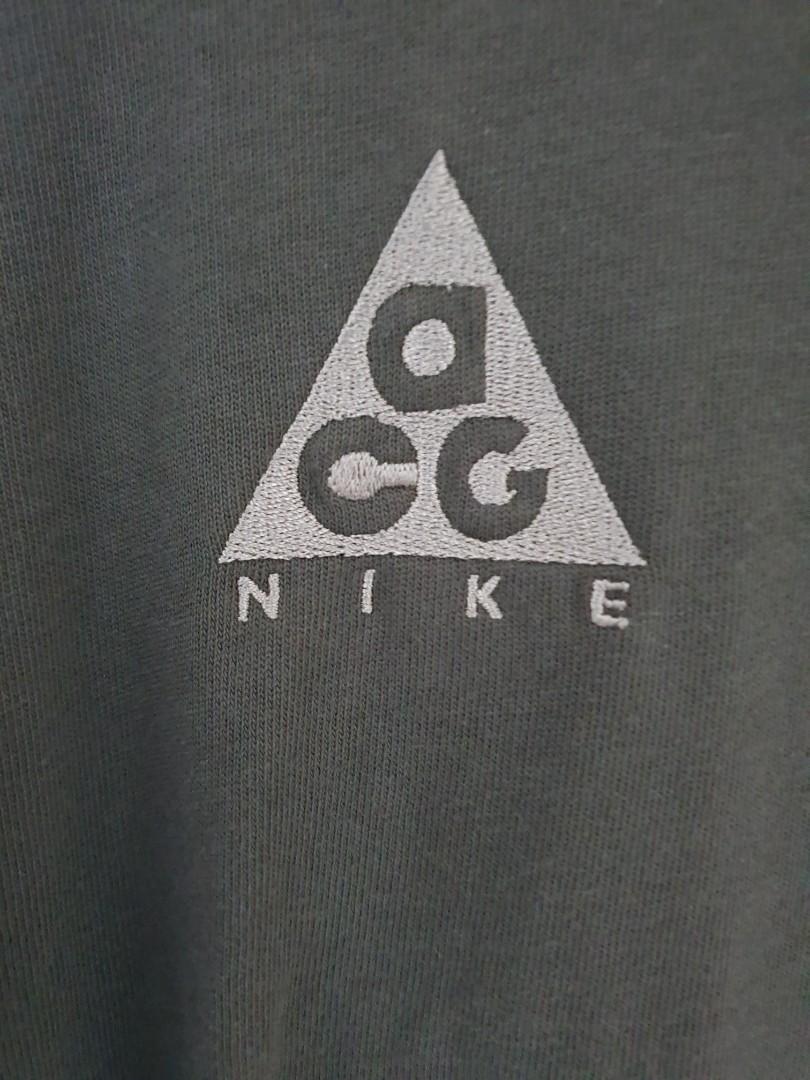 Nike ACG Military Green Tee, Men's Fashion, Tops & Sets, Tshirts & Polo ...