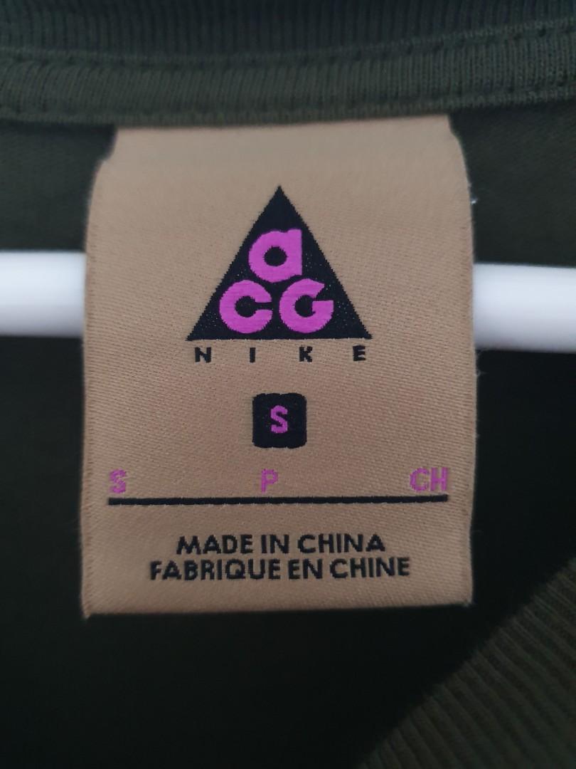 Nike ACG Military Green Tee, Men's Fashion, Tops & Sets, Tshirts & Polo ...