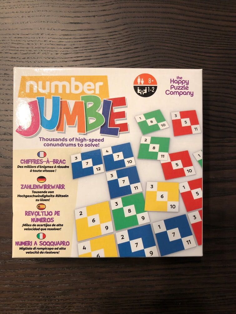 Number Jumble, Hobbies & Toys, Toys & Games on Carousell