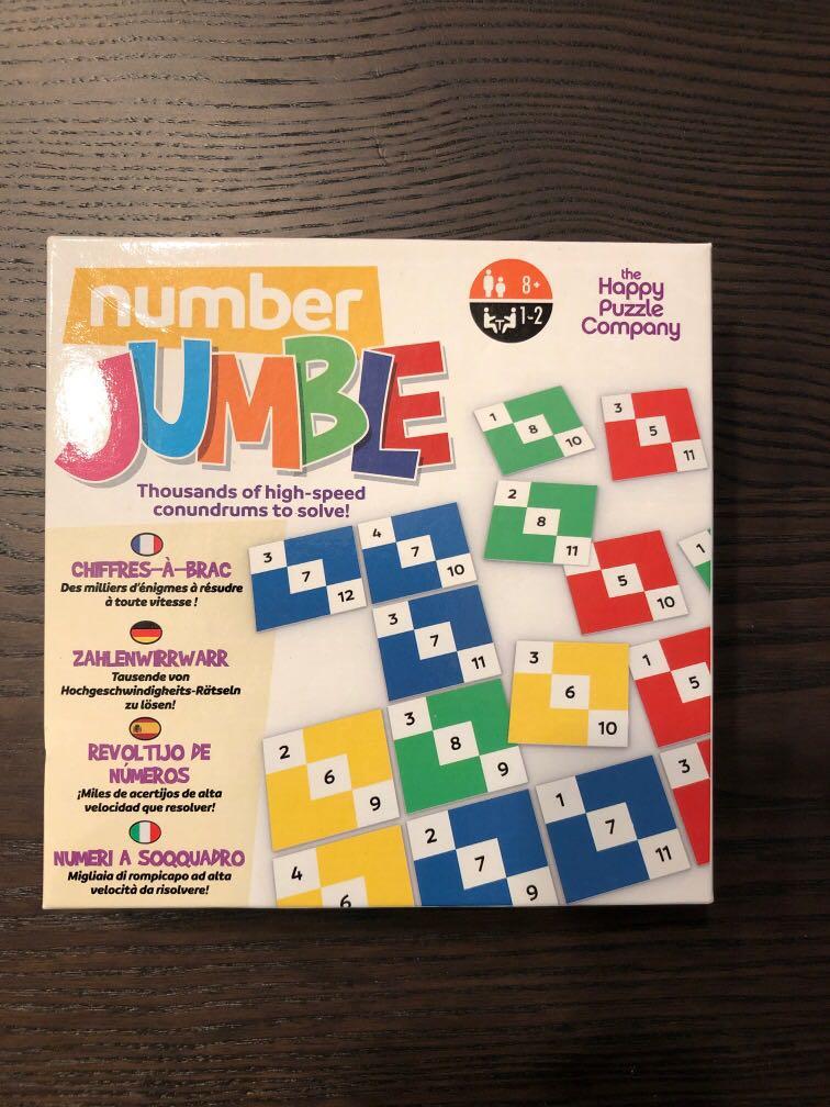 Number Jumble, Hobbies & Toys, Toys & Games on Carousell