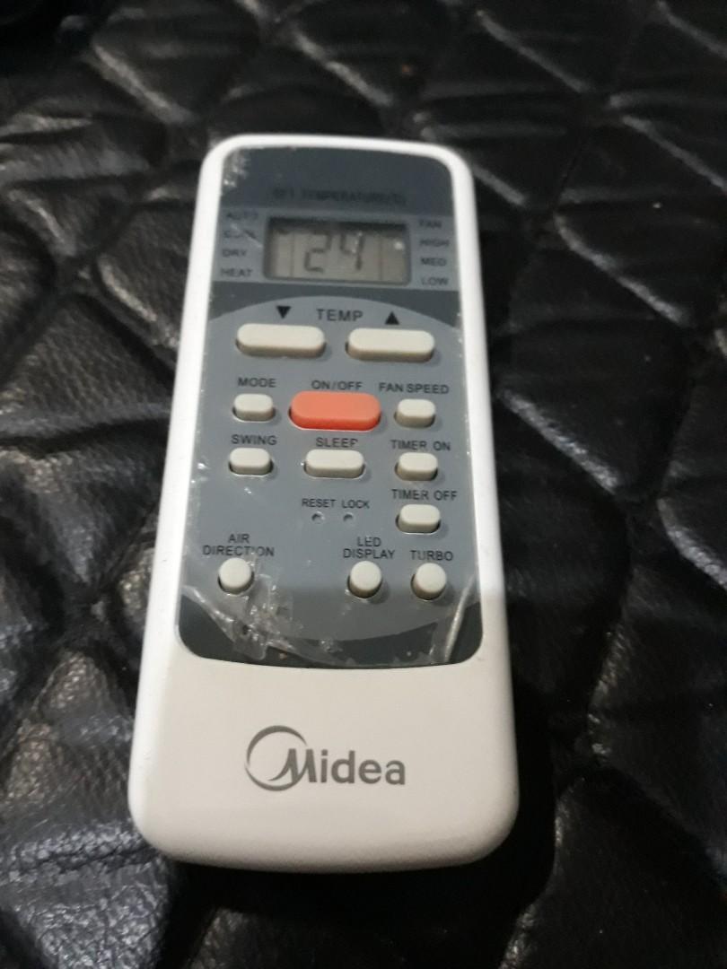 Original Midea Aircon Remote Control, TV & Home Appliances, Air ...