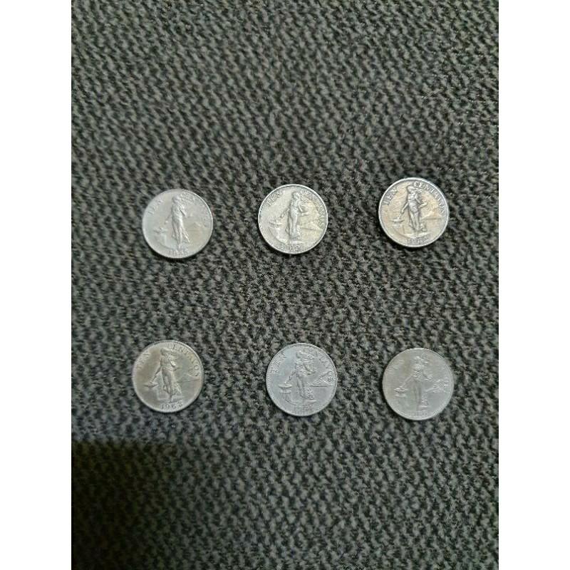 Philippine Old Coin 10 Centavos 1958(B3),1960(B4),1962(B5),1963(B6 ...