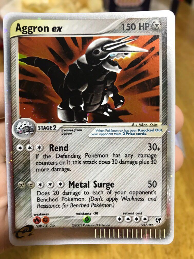 Pokemon aggron ex card, Hobbies & Toys, Toys & Games on Carousell