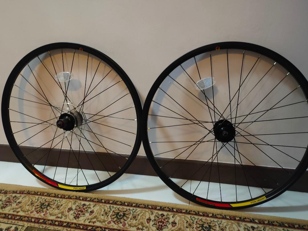 Polygon Wheelset, Sports Equipment, Bicycles & Parts, Bicycles on Carousell