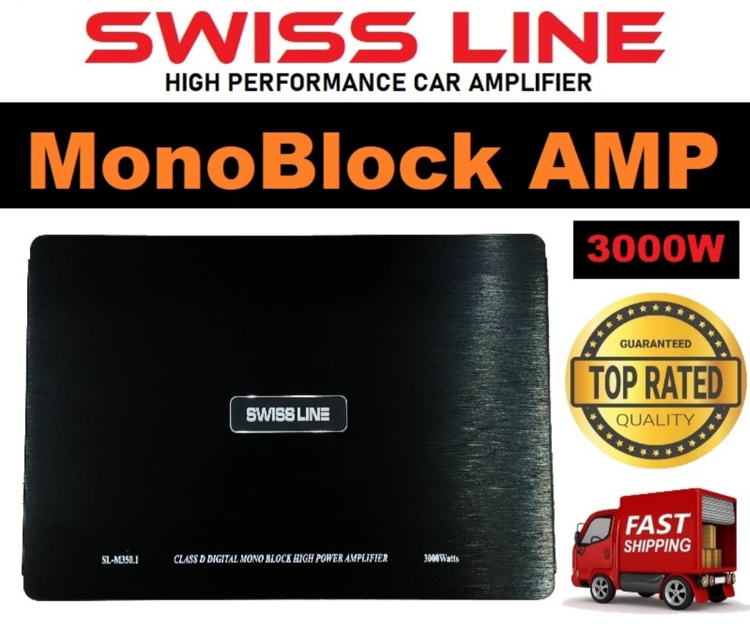 [Preorder] Swiss Line MonoBlock High Power Amp M350.1 Car Amplifier ...