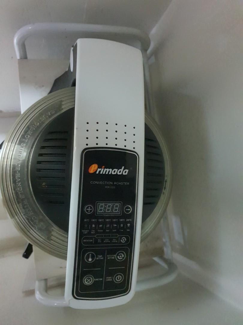 Primada PCR-1200 Rotatable Convection Roaster ET, TV & Home Appliances ...