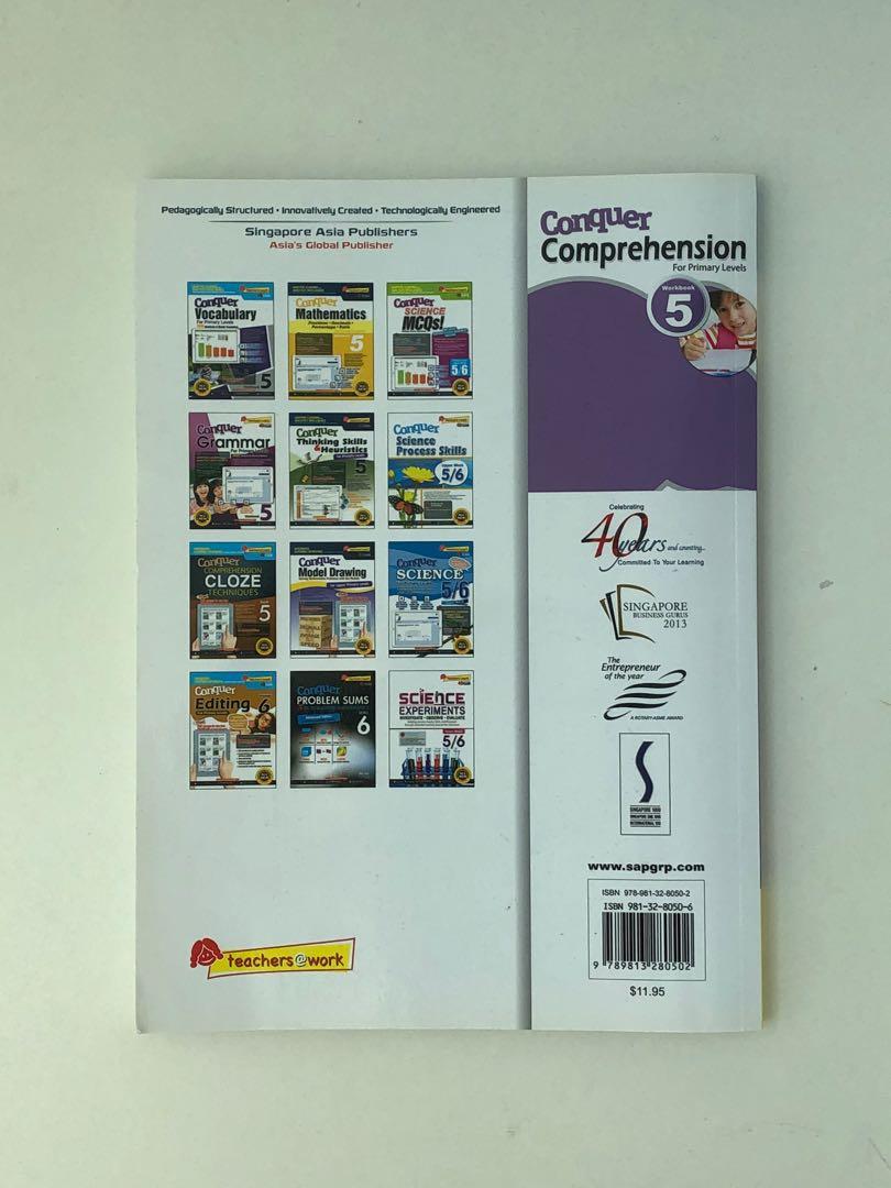 Primary English Conquer Comprehension Assessment book, Hobbies & Toys ...