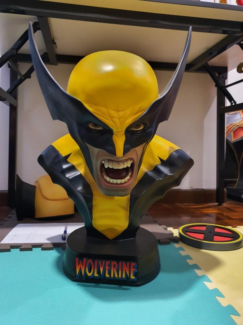 Sideshow Wolverine Berserker 1/1 Life Size Bust Statue, Hobbies & Toys ...