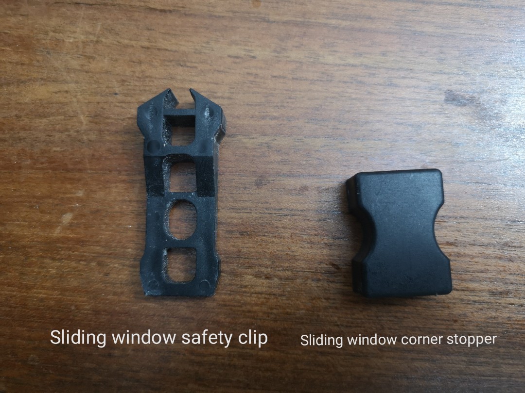 Sliding window stopper and clip, Furniture & Home Living, Furniture ...