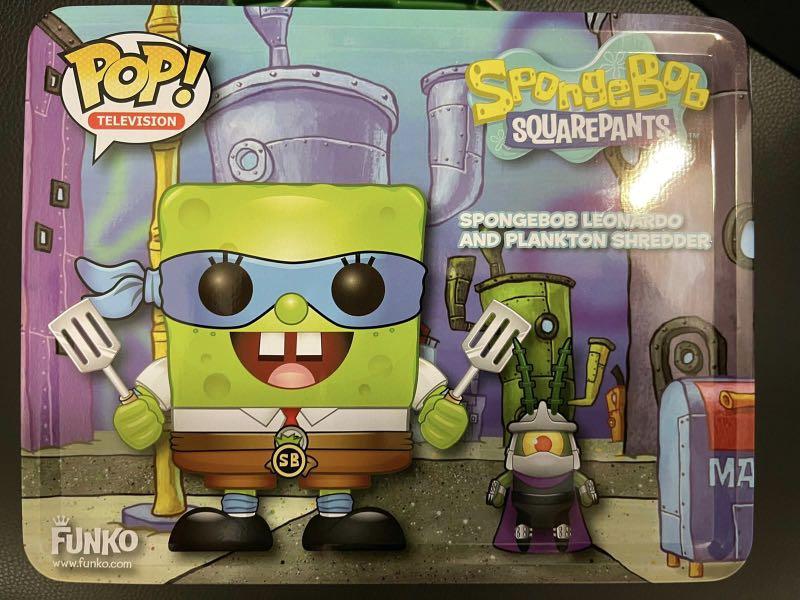 Spongebob Leonardo & Plankton Shredder. Limited edition., Hobbies ...