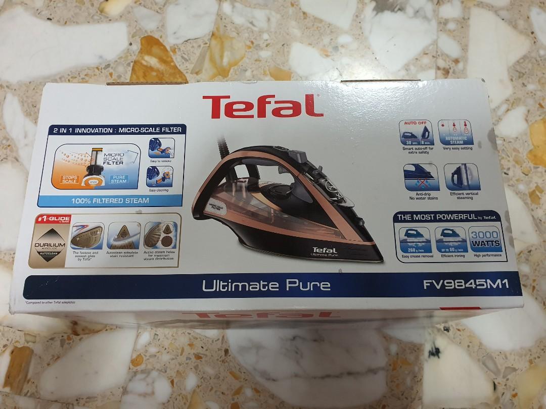 Tefal Steam Iron Ultimate Pure Steam (FV9845), TV & Home Appliances ...