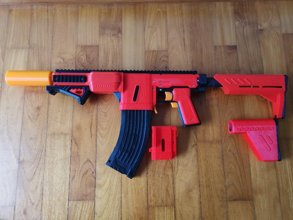 The Gryphon - Nerf/Foam Dart Blaster, Hobbies & Toys, Toys & Games on ...