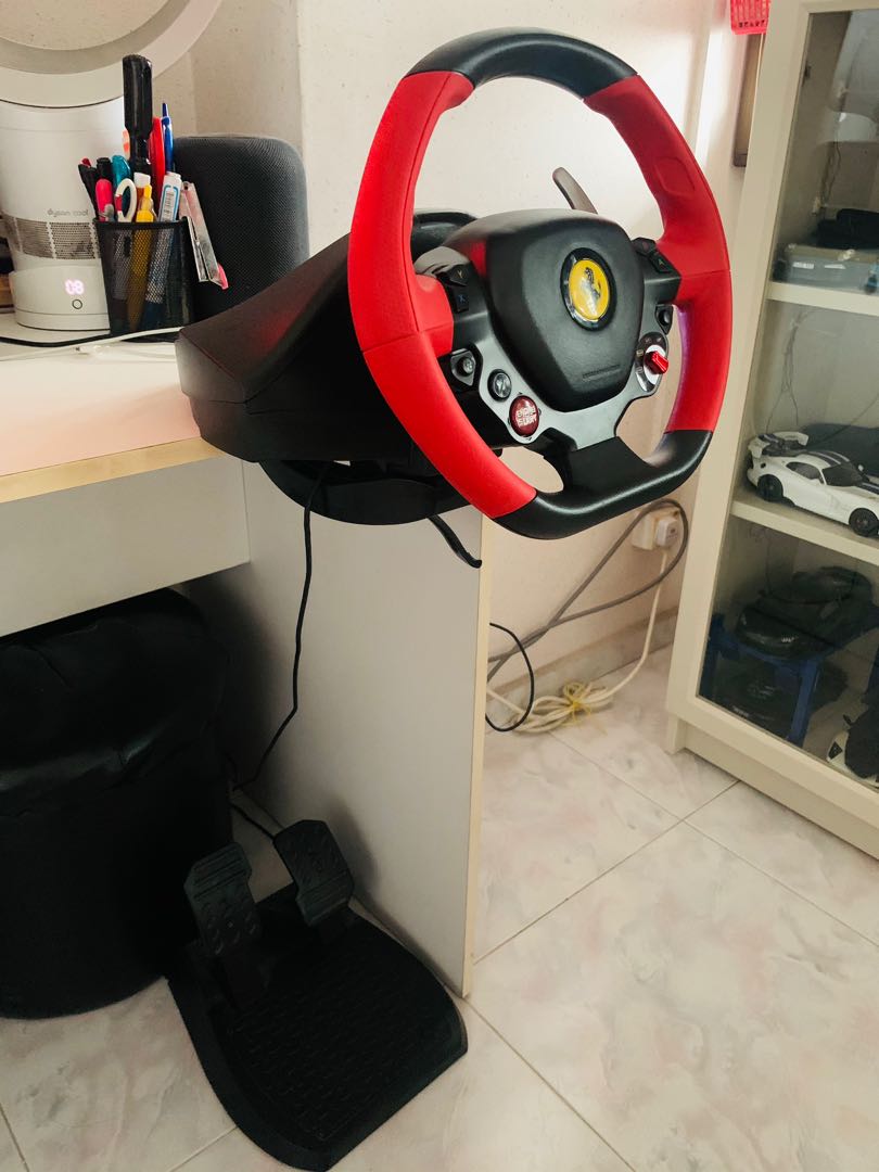 Thrustmaster Ferrari 458 Spider wheel, Video Gaming, Video Games ...