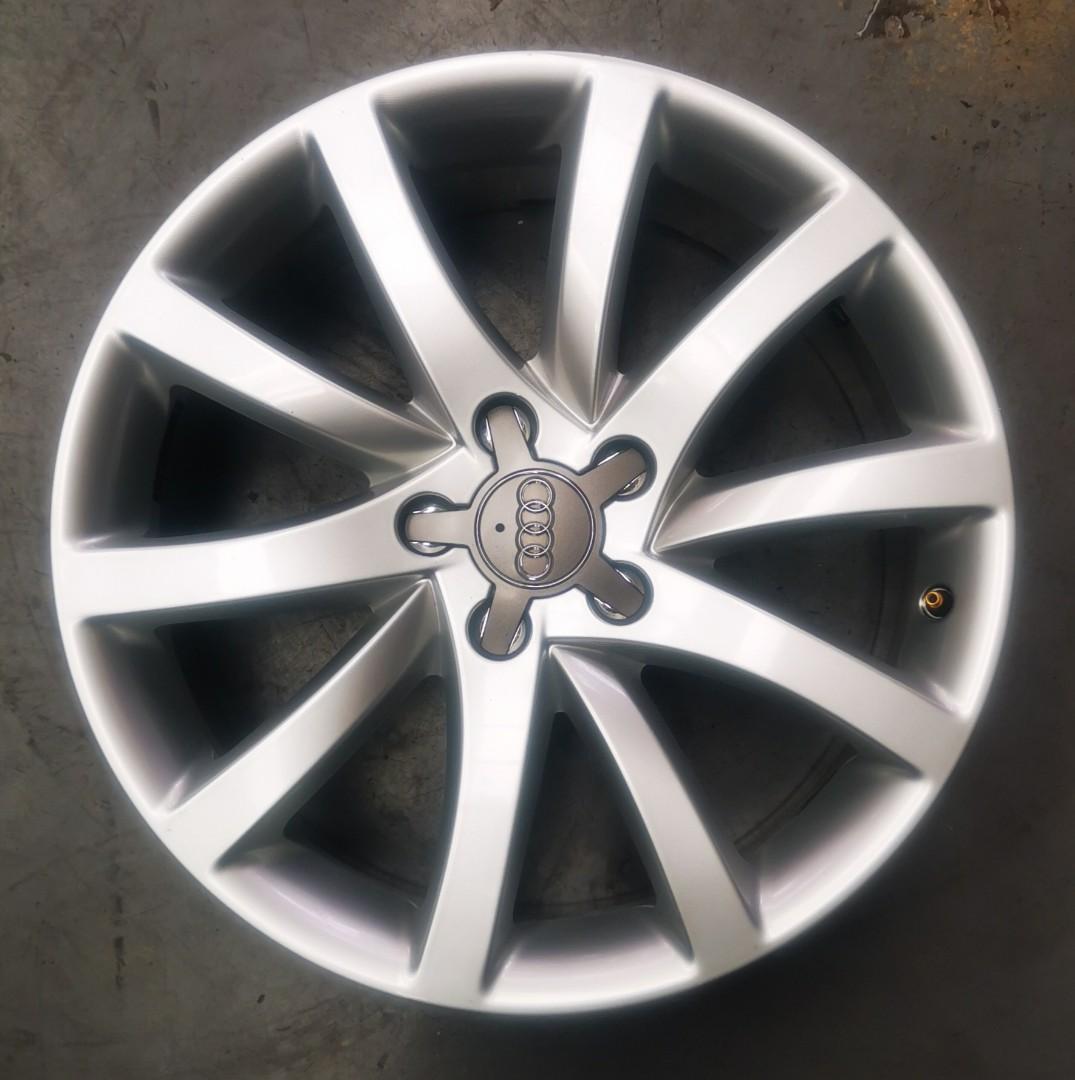 Used 18" Original Audi Rims, Car Accessories, Tyres & Rims on Carousell