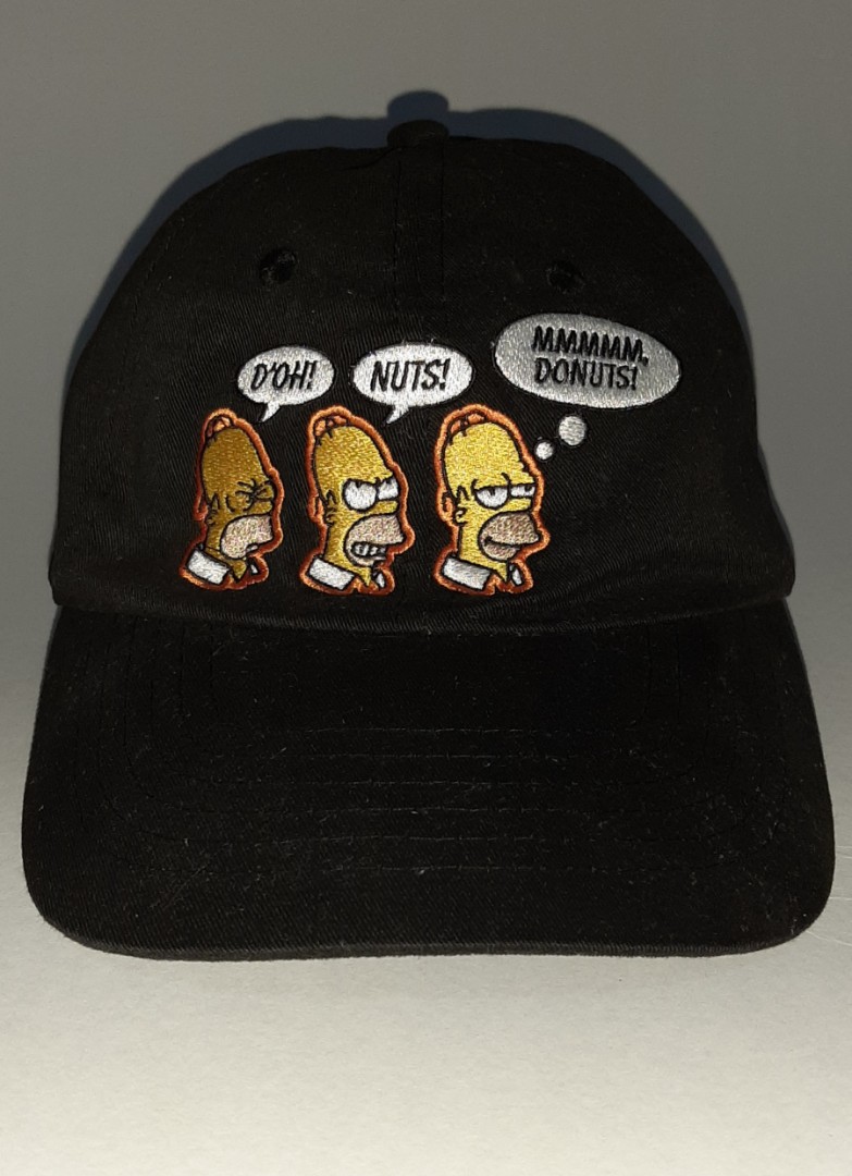 Vintage 2001 The Simpsons Cap, Men's Fashion, Watches & Accessories ...