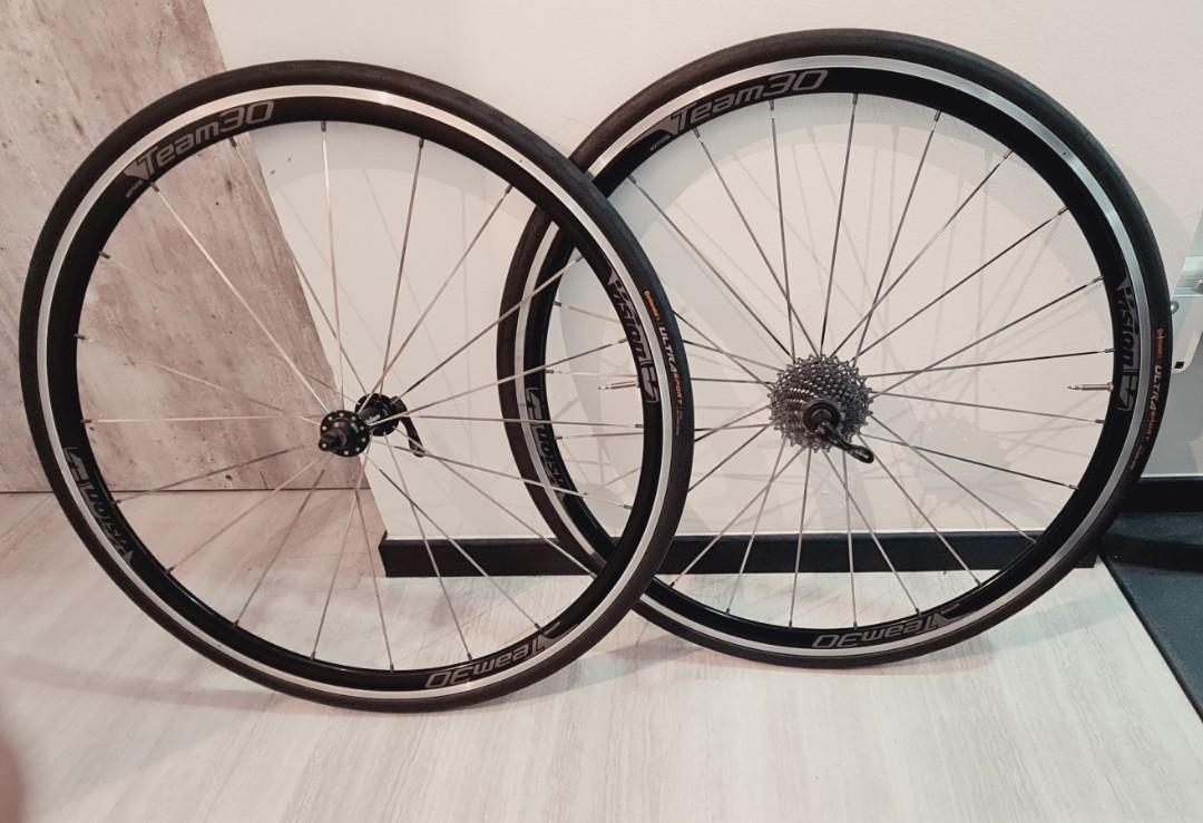 Vision Team 30 Clincher Road Wheelset, Sports Equipment, Bicycles ...