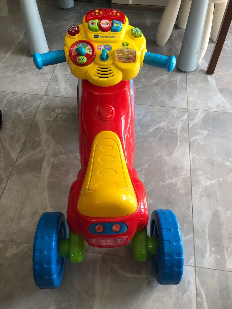 Vtech kiddy motor cycle, Babies & Kids, Toys & Walkers on Carousell