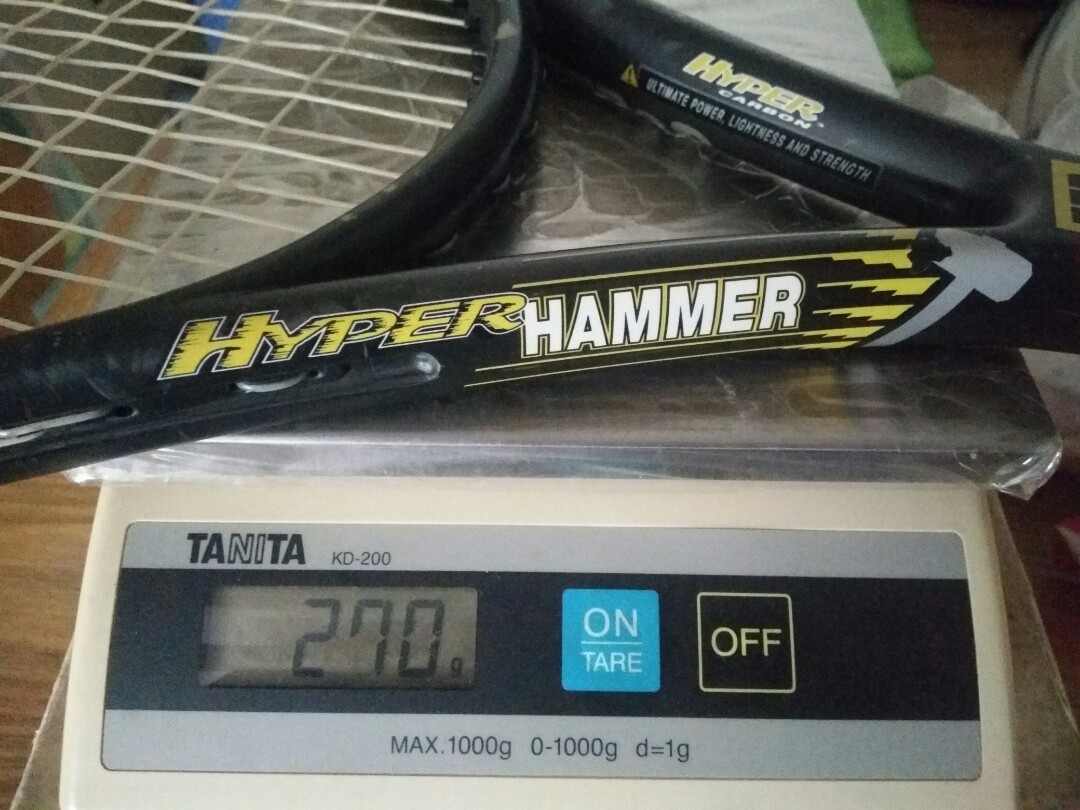 WILSON HAMMER 6.3 4 1/4, Sports Equipment, Sports & Games, Racket ...