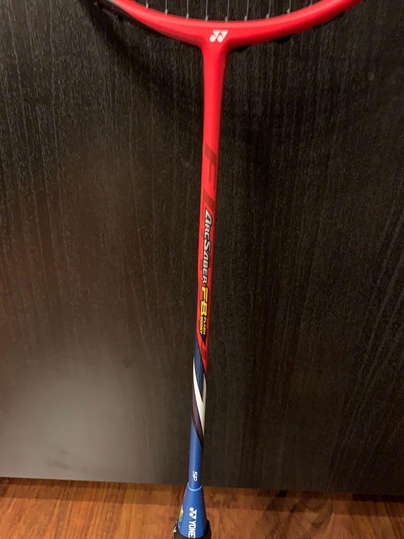 Yonex ArcSaber FlashBoost, Sports Equipment, Sports & Games, Racket ...