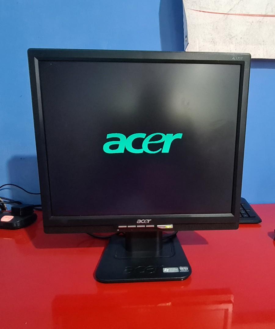 Acer AL1717 F 17 Inch LCD Monitor With Built-In Speakers Grade B ...